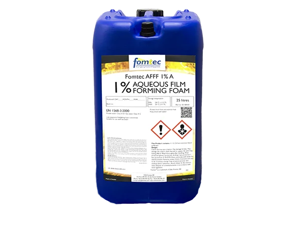 AFFF - Foam for fire extinguisher | Fomtec firefighting foam