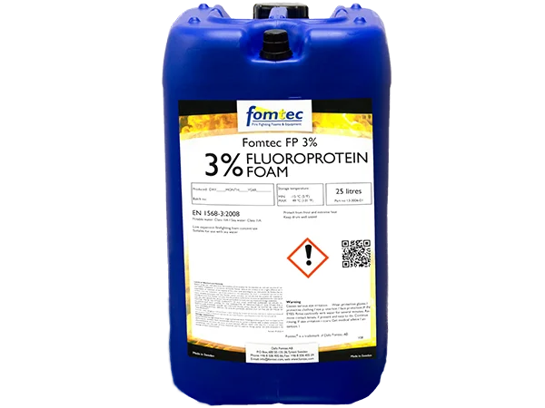 FP 3% fluoroprotein foam concentrate | Fomtec firefighting foam